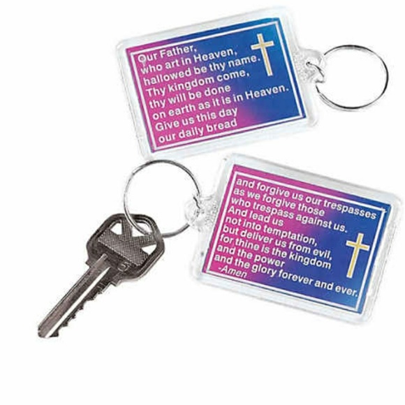Accessories | 7 New Lords Prayer Key Chain | Poshmark